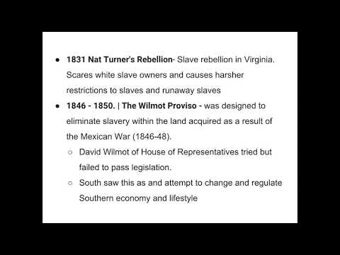 Sectionalism and Issue of Slavery US History 10 - Mr. Murphy