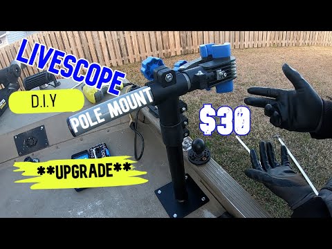 D.I.Y LIVESCOPE Pole Mount HACK!!!