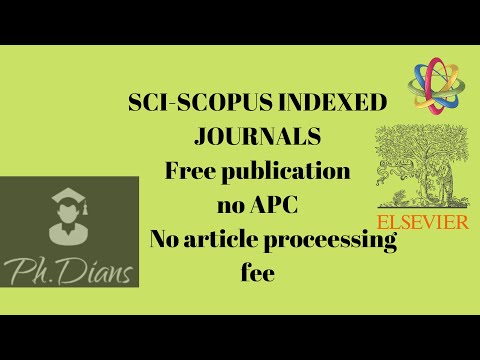 Free list of Elsevier journals with no publication fees. No article publication fees, NO APC