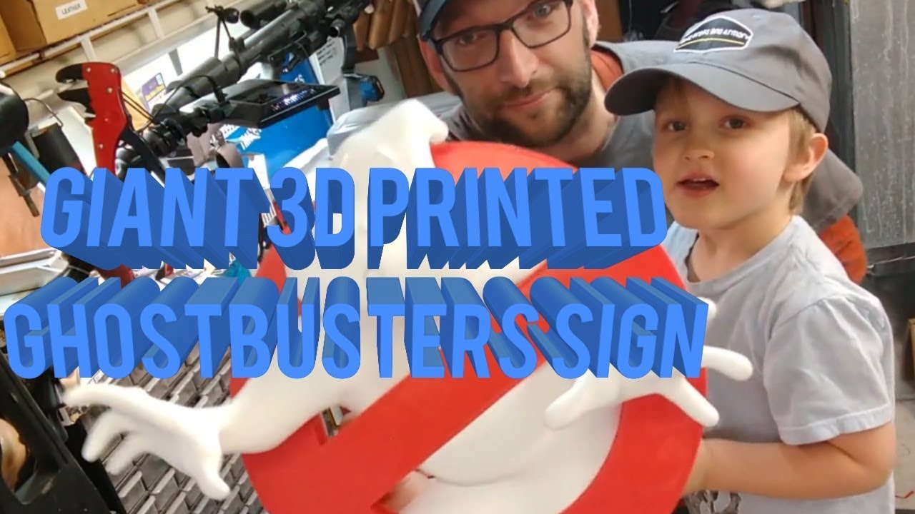 We 3D Printed a Giant Ghostbusters Sign