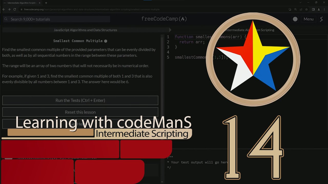 Smallest Common Multiple | Intermediate Algorithm Scripting | freeCodeCamp