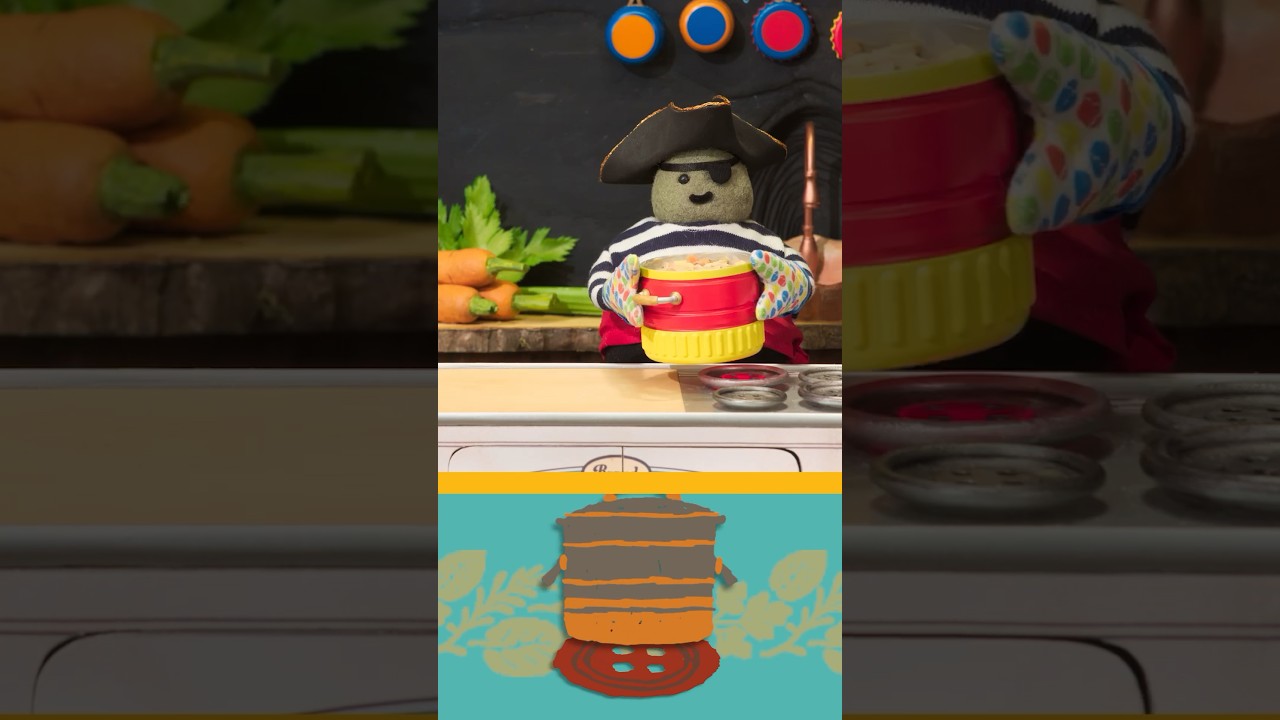 tiny chef pirate stew song! #shorts #tinychef
