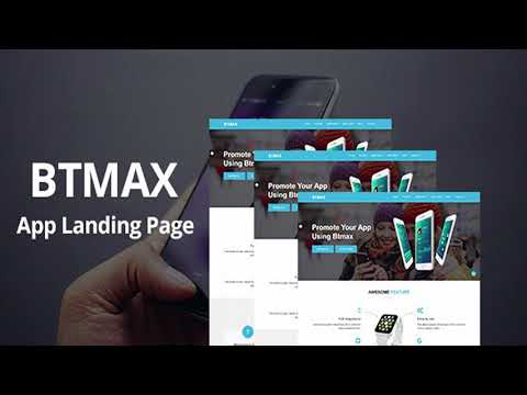 BTMAX- Material Design App Landing Page | Themeforest Website Templates and Themes