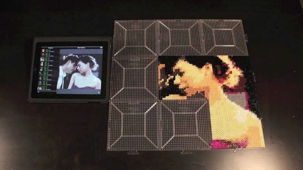 Studio Photo using Perler Beads (Pattern Generated by Bead It! HD)