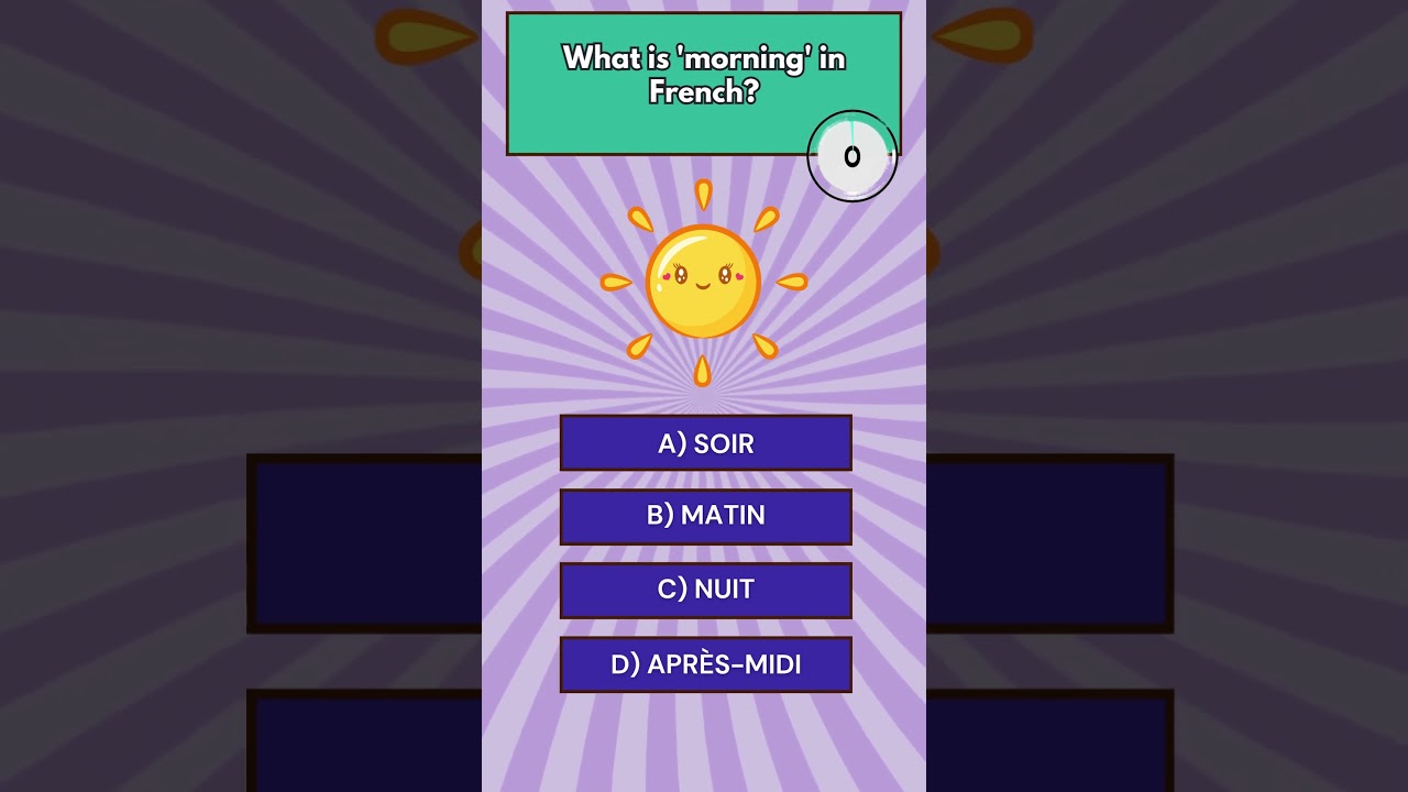 Learn French Fast: Quiz for Beginners (A1)