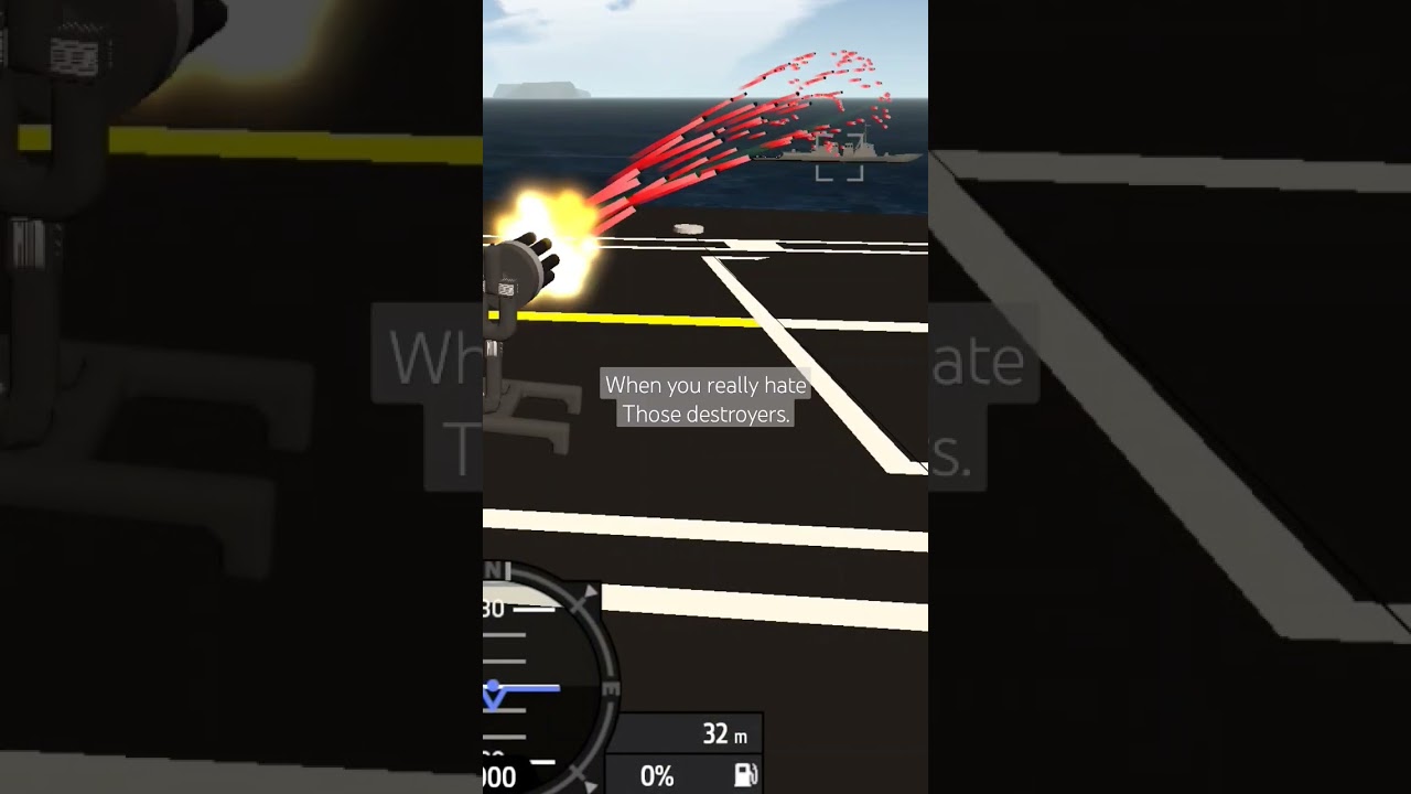 One Of The Many Ways To Take Out SimplePlanes Destoyers