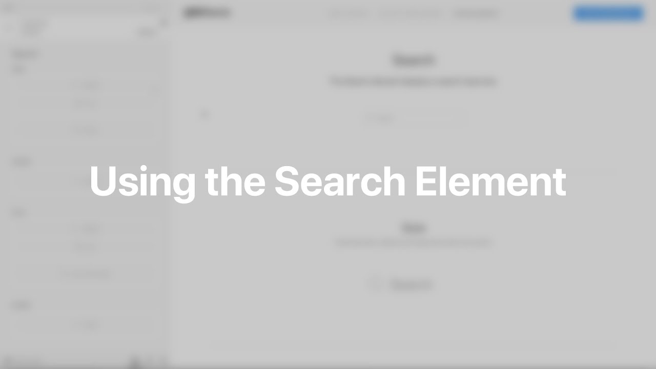 Using the Search Element | YOOtheme Documentation (WordPress)