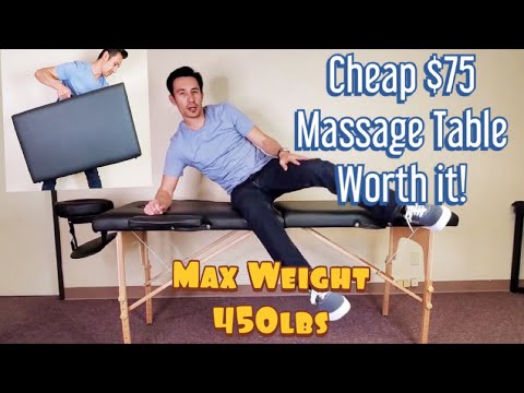 Cheap $75 Portable Massage Table by BestMassage | Is it Worth It? (How to Assemble & Pack Up)