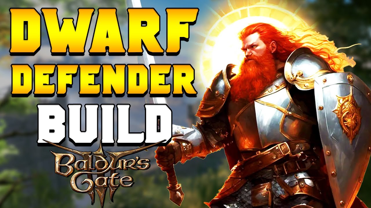 BEST DWARF DEFENDER (Fighter/Paladin) Build for Baldur's Gate 3