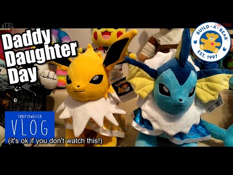 VLOG - Build A Pokemon w/ my Daughter (Build-a-Bear)