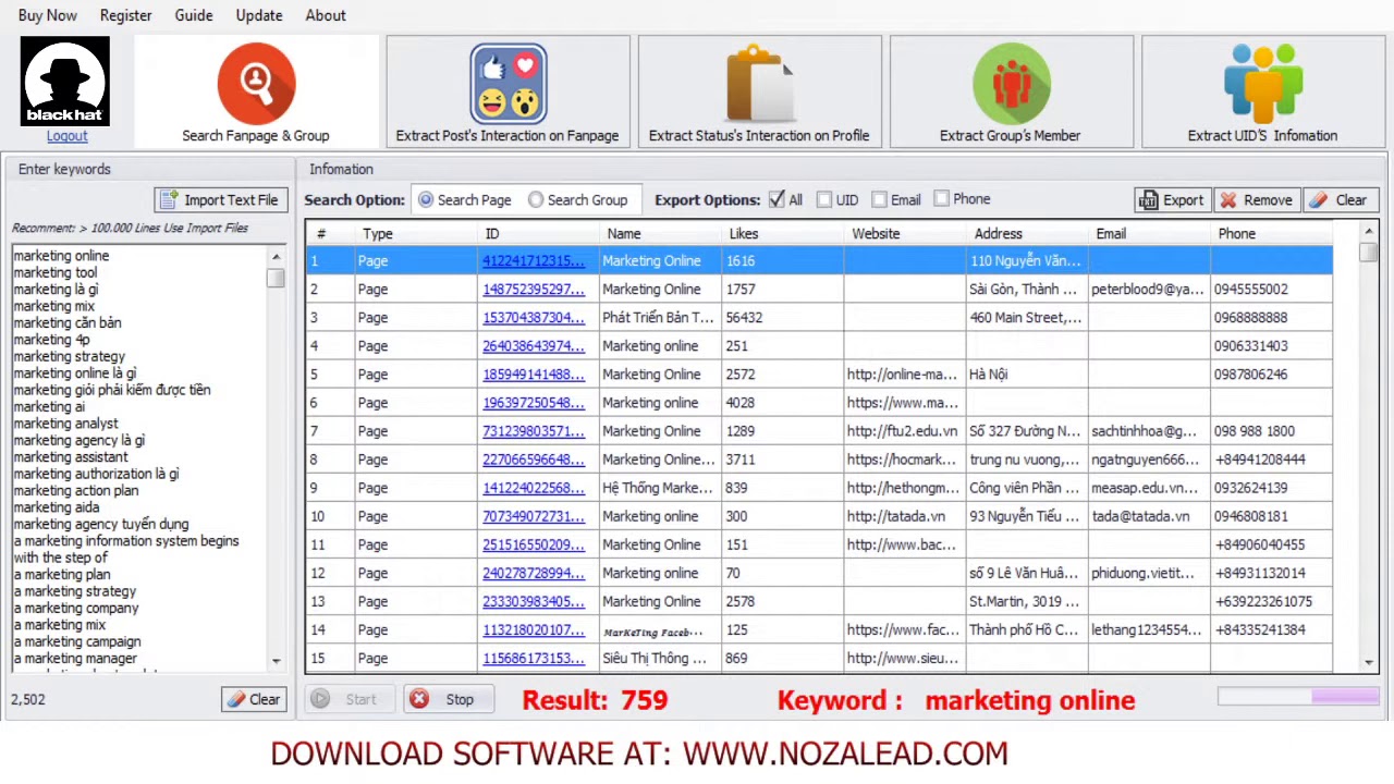facebook page scraper github