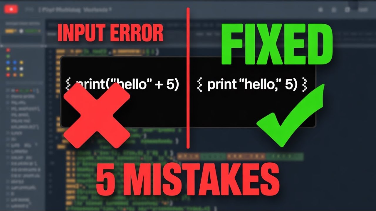 5 Python Input Mistakes You're Probably Making (and How to Fix Them!)