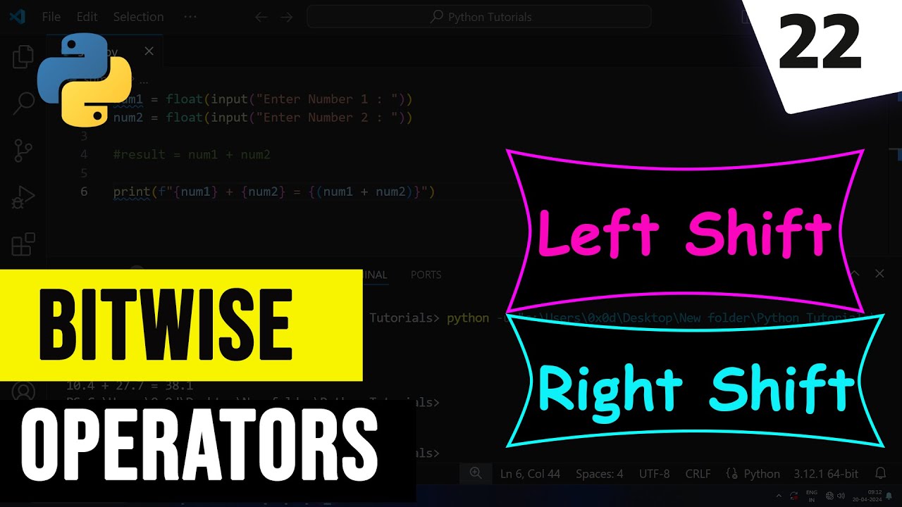 Bitwise Shift Operators in Python Programming Language