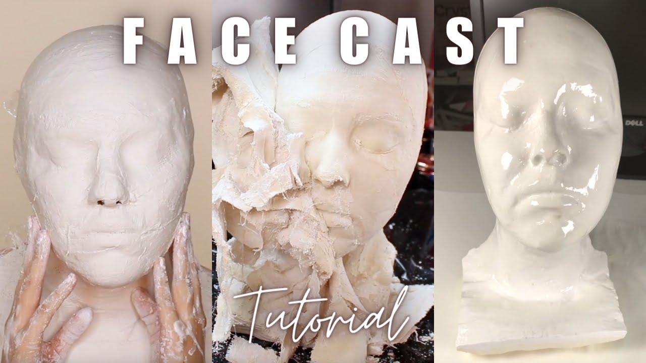 How To Make a Face Cast | DIY Plaster Face Cast | Maria Elena