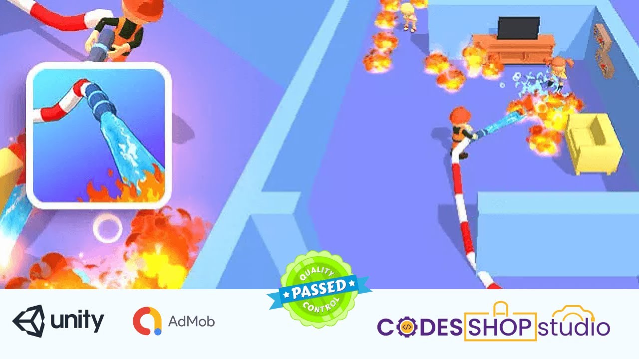 Fireman Idle | firefighter | Unity Game | 100% tested