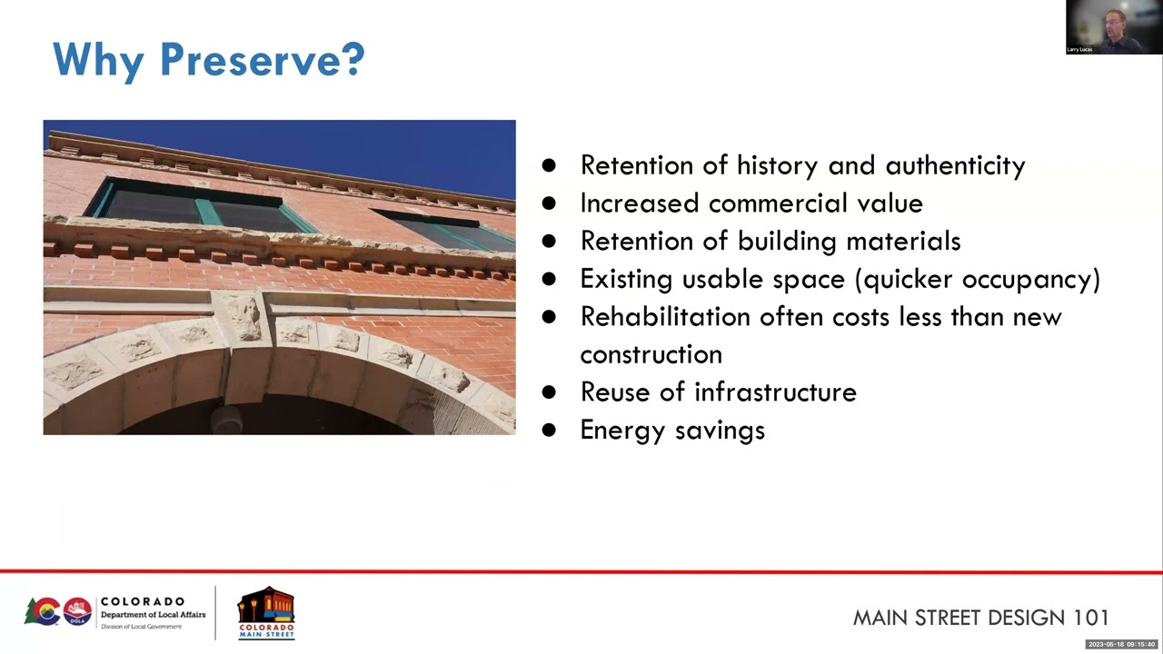 Webinar: Main Street Design 101