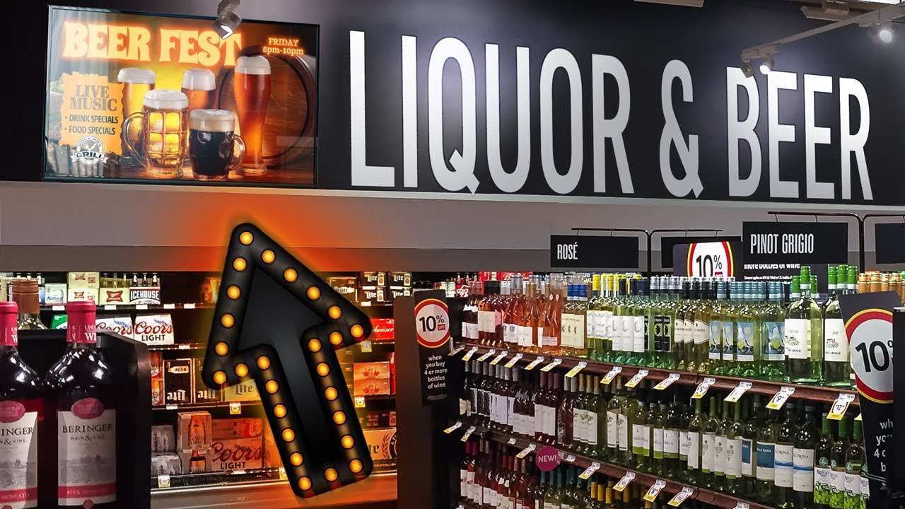 LEARN HOW TO USE DIGITAL SIGNAGE FOR BEER & LIQUOR STORES