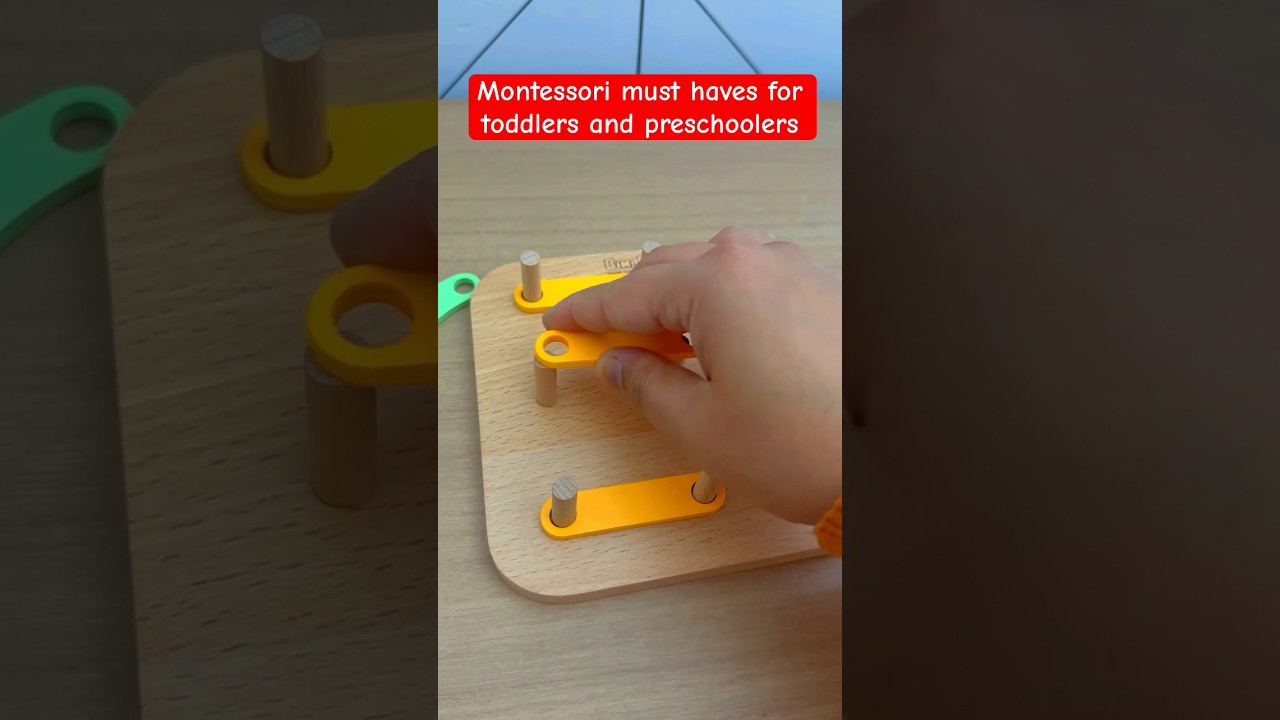 Montessori Must Haves for Toddlers and Preschoolers