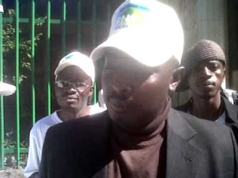 Frank Ntwali Interviewed during RNC demonstrations in Durban 07th Dec ...