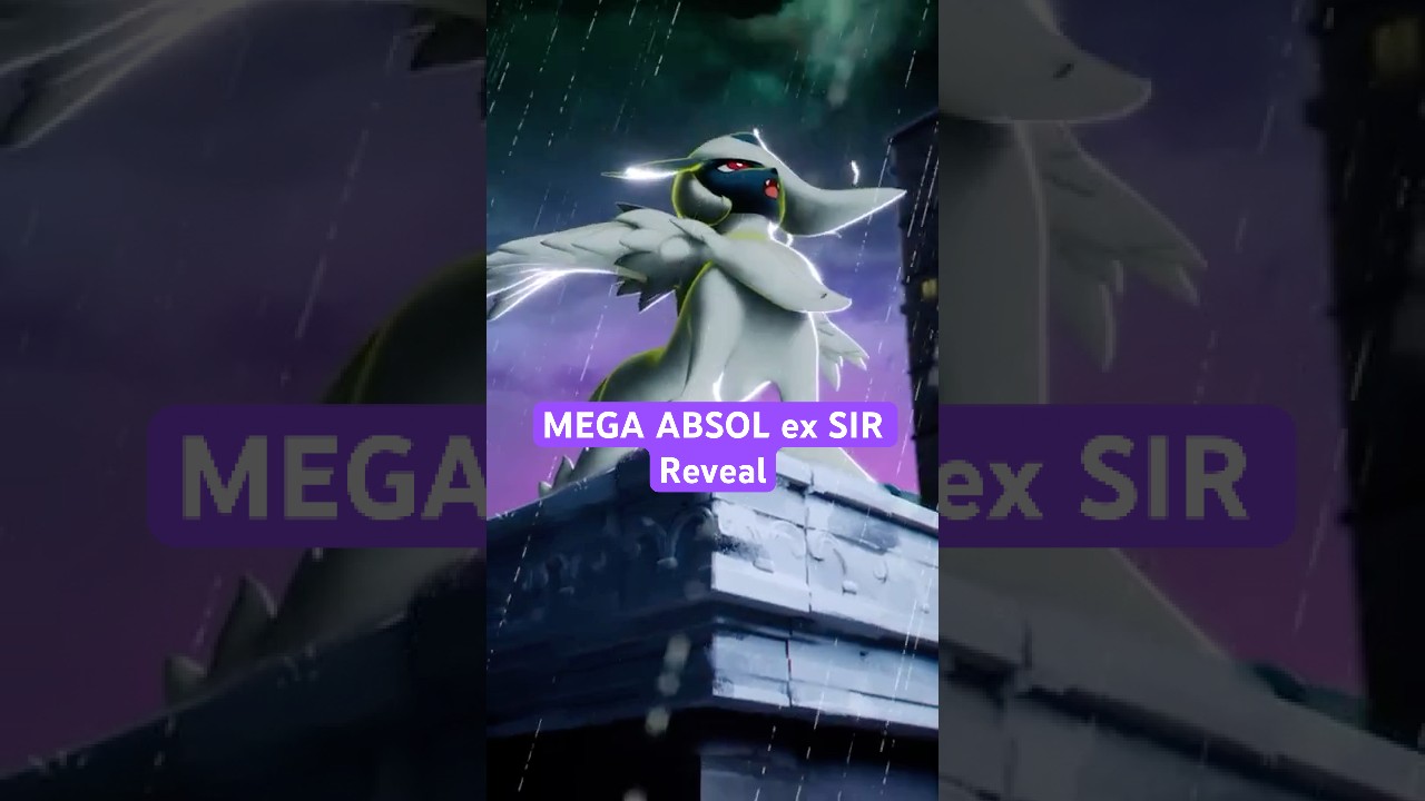 Mega Absol ex Special Illustration Rare Reveal #megaevolution