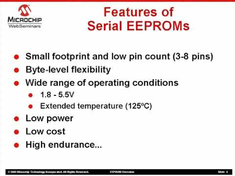 Serial EEPROM Overview Part 1 of 2