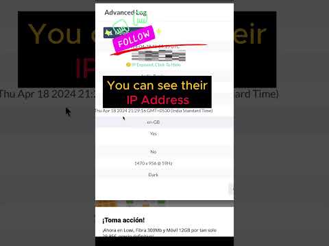 How do hackers collect info of someone from a URL | grabify | #hacker #ipaddress