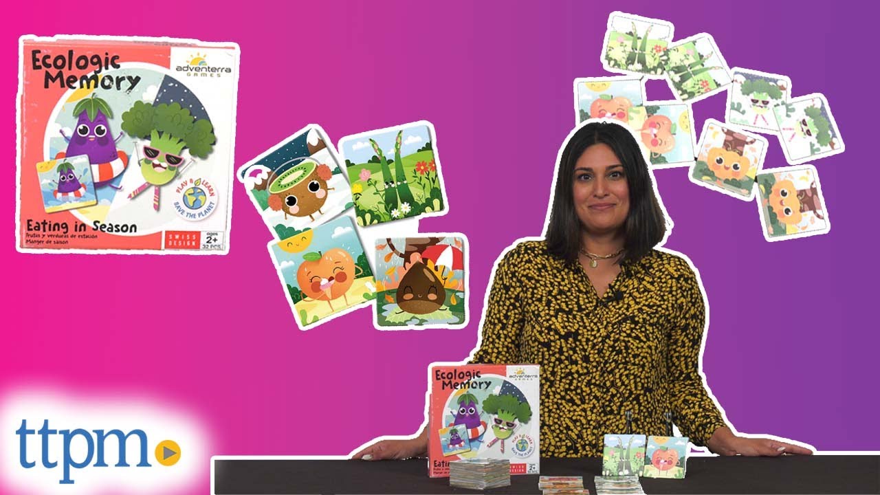 Ecologic Memory Eating in Season Game from Adventerra Games Instructions + Review!