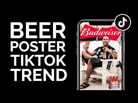 How to do the Beer Poster TikTok Trend (Template Included)