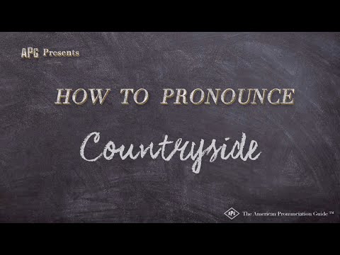 How to Pronounce Countryside (Real Life Examples!)