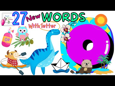 27 Words That Start With O | Words With Letter O | Letter O Words | Alphabet O Words Kids Vocabulary