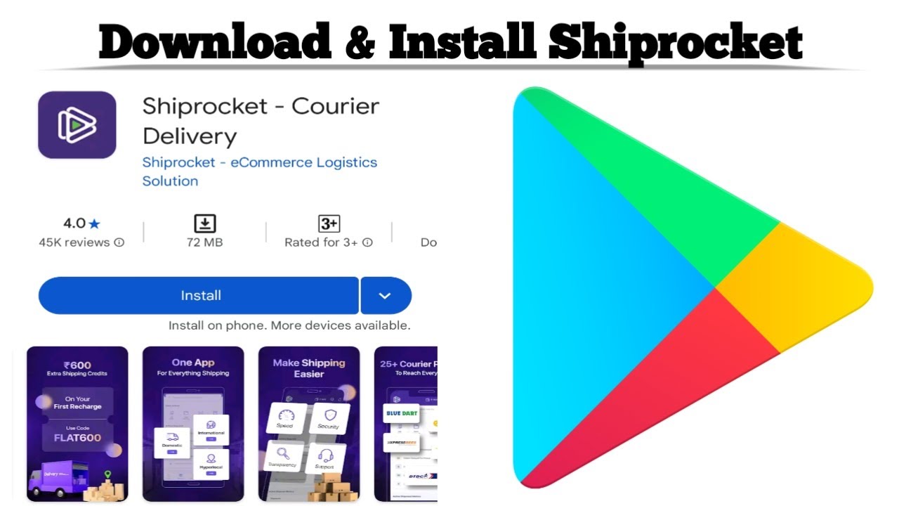 How to Download and Install Shiprocket App on the Android device
