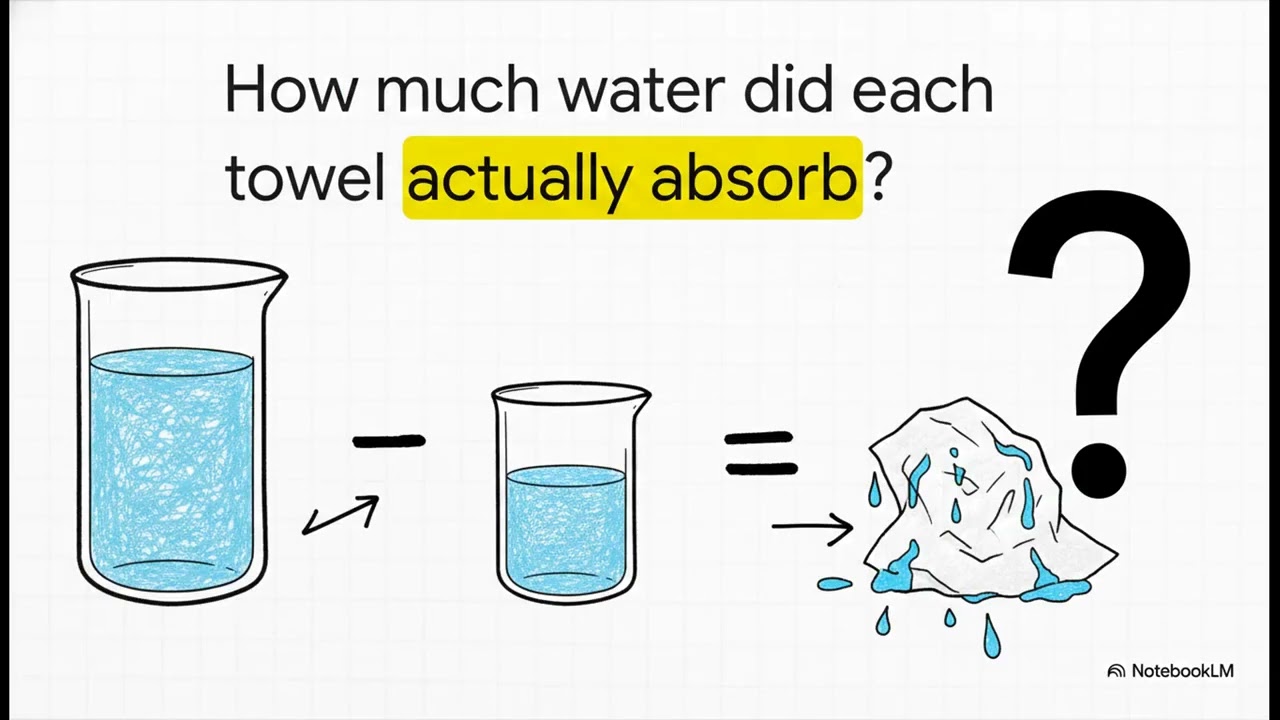 Variables and Scientific Method: Experiment- Paper Towel Showdown