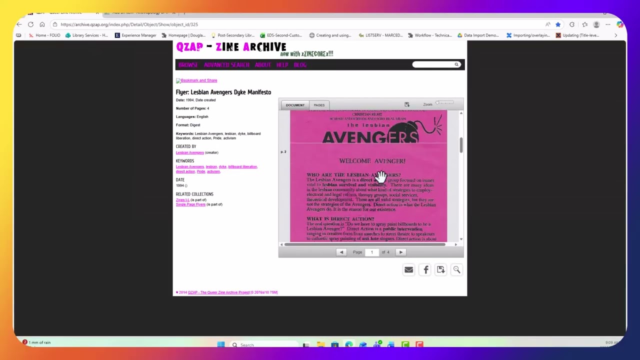 Adding Items in Omeka net