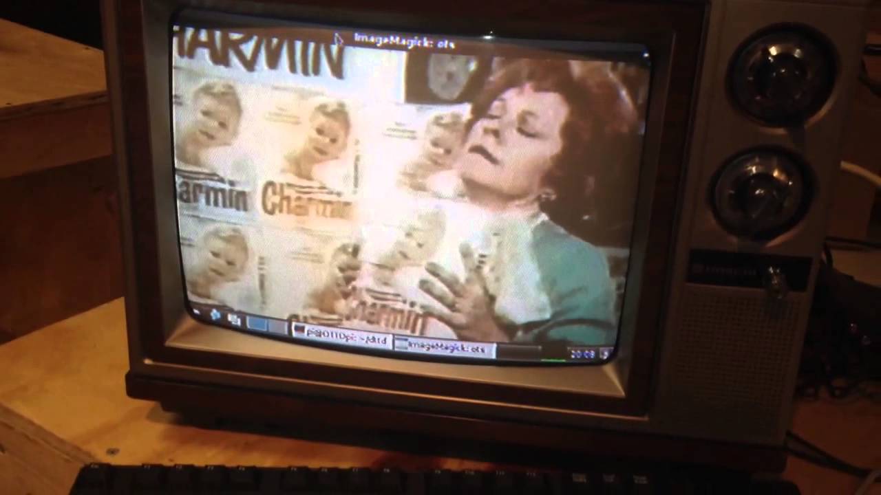 Old TV GIFs on an Old TV