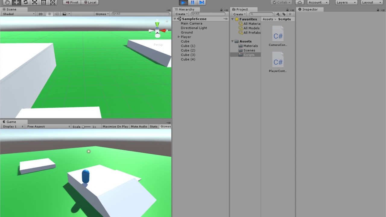 Unity 3d Platformer Engine character controller test