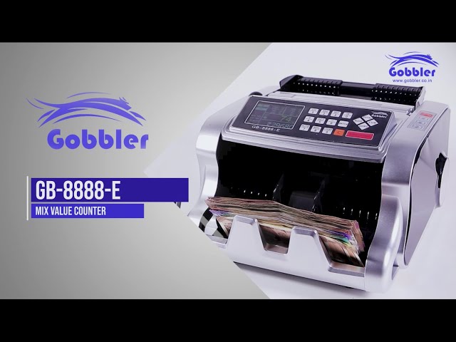 Note Counting Machine - GOBBLER GB-8888-E Mix Note Value Counting ...