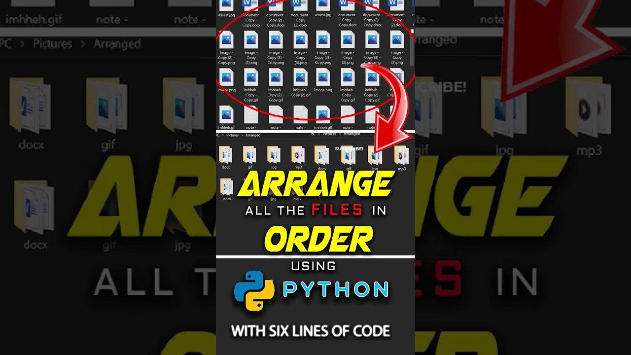 Arrange All Your Files Using Python
