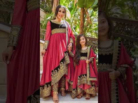 ||mother daughter matching ||dress outfits PARTYWEAR DESIGNER #SHIRTS#VIRAL