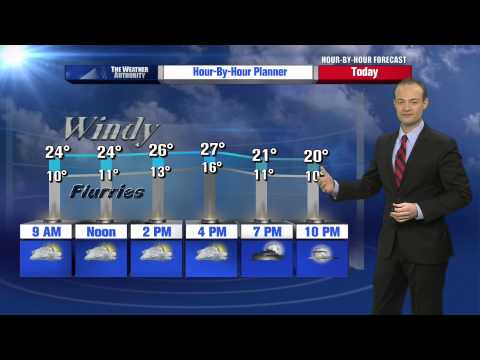 Rusty Lord’s Hour by Hour Forecast to plan your day – 7am Update