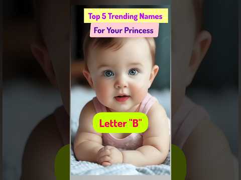 Top 5 Trending Baby Girl Names With B| Bengali Girl Names 2024#viral #shortsfeed