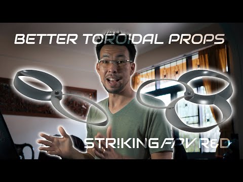 V2 Tri-Loop or Tri-Blade Toroidal Propellers for FPV Drone Quadcopter ...