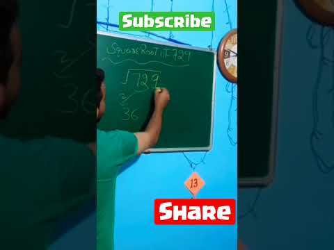 squareroot of 729 part 1 #youtubeshorts #shorts #squareroot #squareroottricks #viralshorts #youtube
