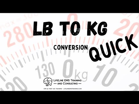 Med Math: Weight Conversion LB to KG in your head