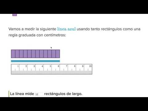 Medir longitudes con diferentes unidades (video) | Khan Academy