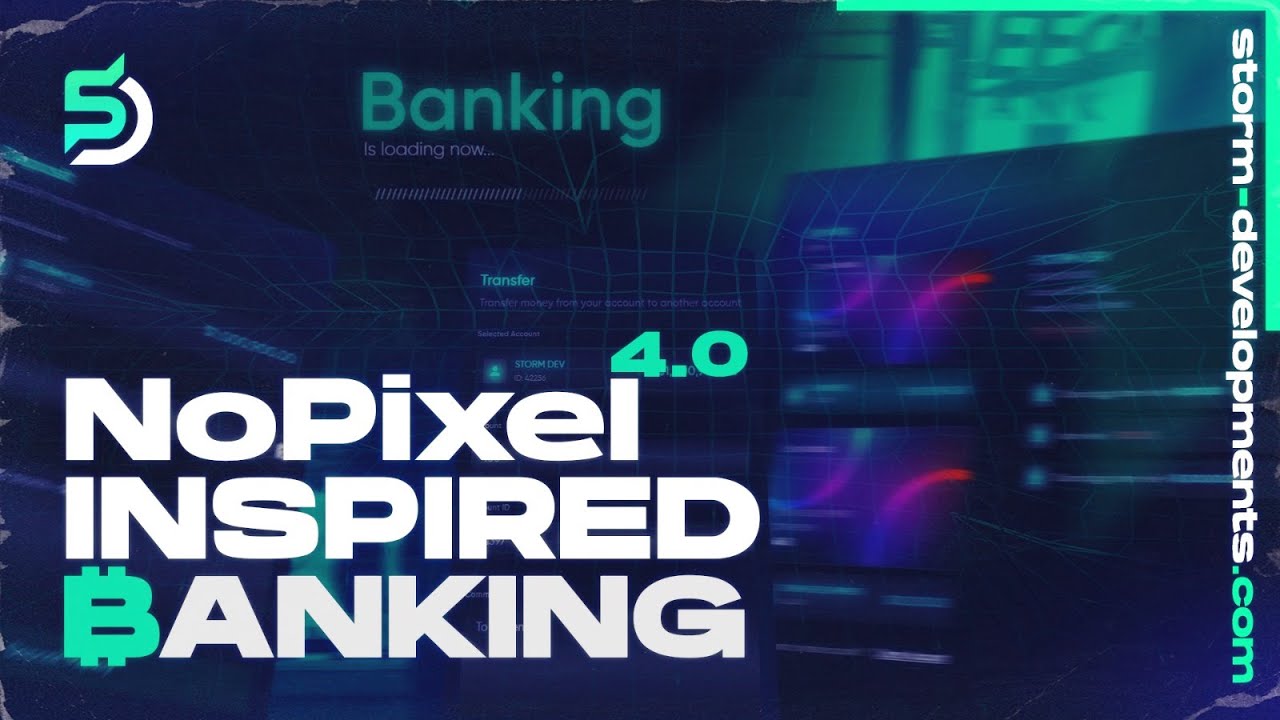 inspired Banking System QBcore | Best FiveM Banking Script | Storm Dev