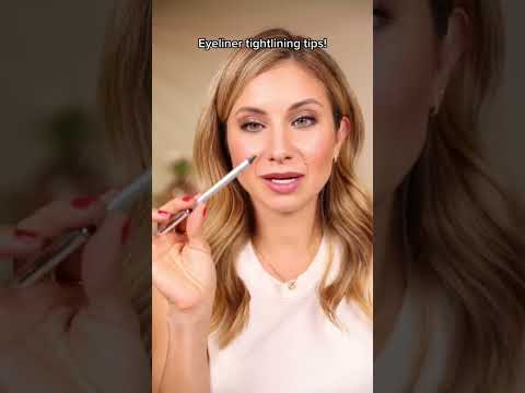 Easy Tightlining Tip! Eye liner makeup hack for tight lining the eye!