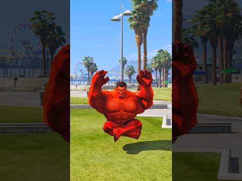 GTA V :- HULK KO BHOOT N PAKAD LIA 😲 #gta5 #shorts
