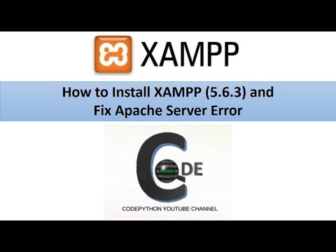 How to Install XAMPP (5.6.3) and Fix Apache Server Error