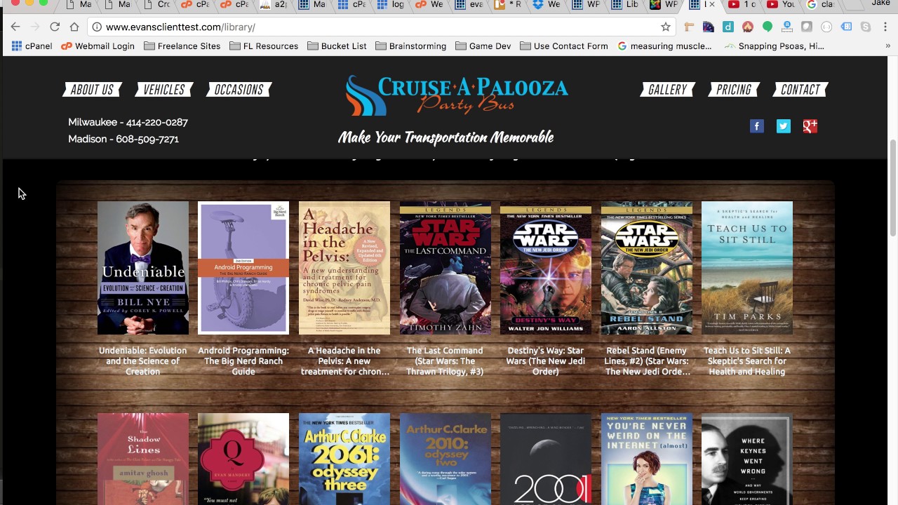 WordPress Book List StylePak 5