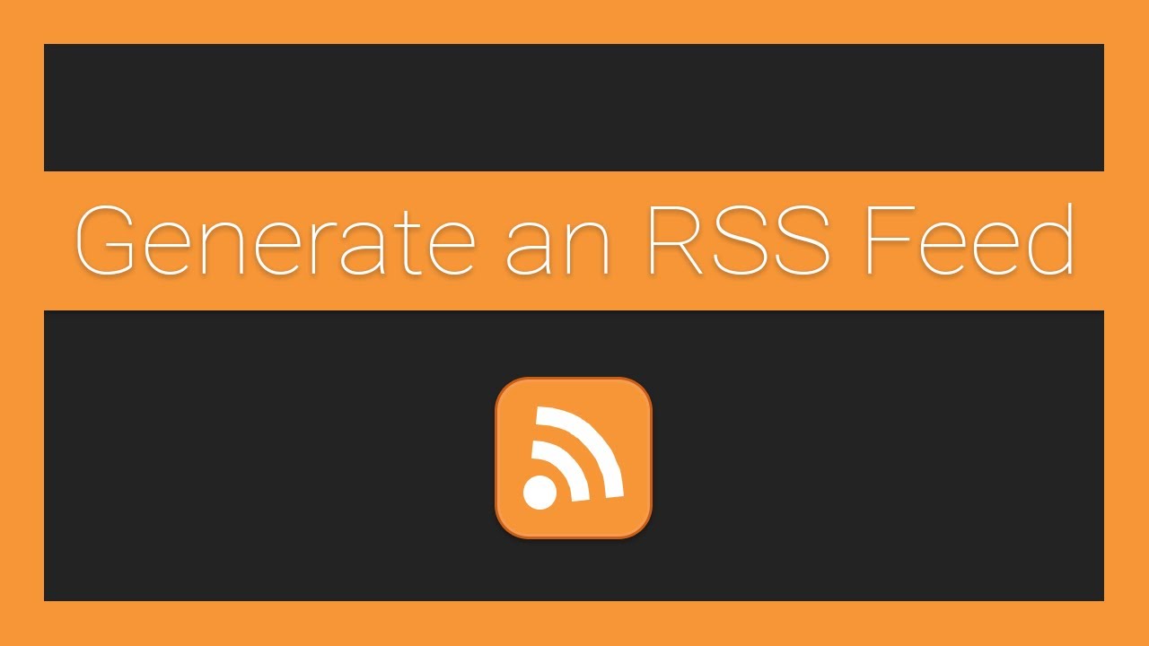 How to Generate an RSS Feed in Node.js